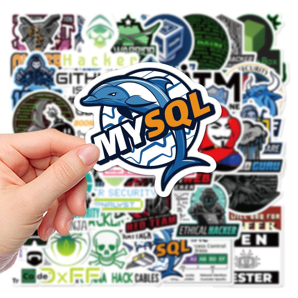 50 Hacker Sticker Pack for - Etsy