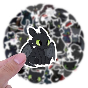 50 Toothless Stickers Pack for Laptop/waterbottle/skateboard/luggage ...