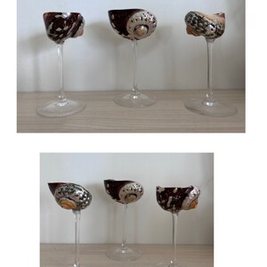 Seashell Martini Glasses - Etsy