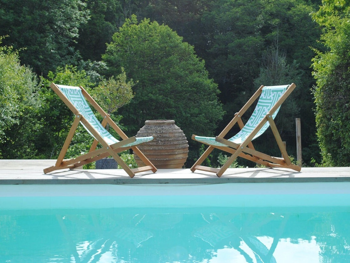 Handcrafted Deckchairs With Designer Fabrics Solidly Made, Great for ...