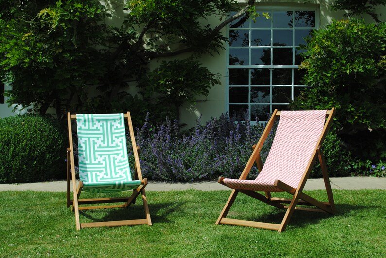 Handcrafted Deckchairs With Designer Fabrics Solidly Made, Great for ...