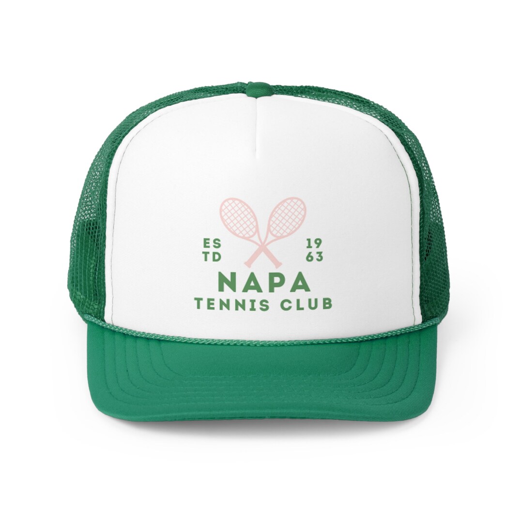 Napa Tennis Club Foam Trucker Hat, Trucker Hat, Women's Hats, Men's ...