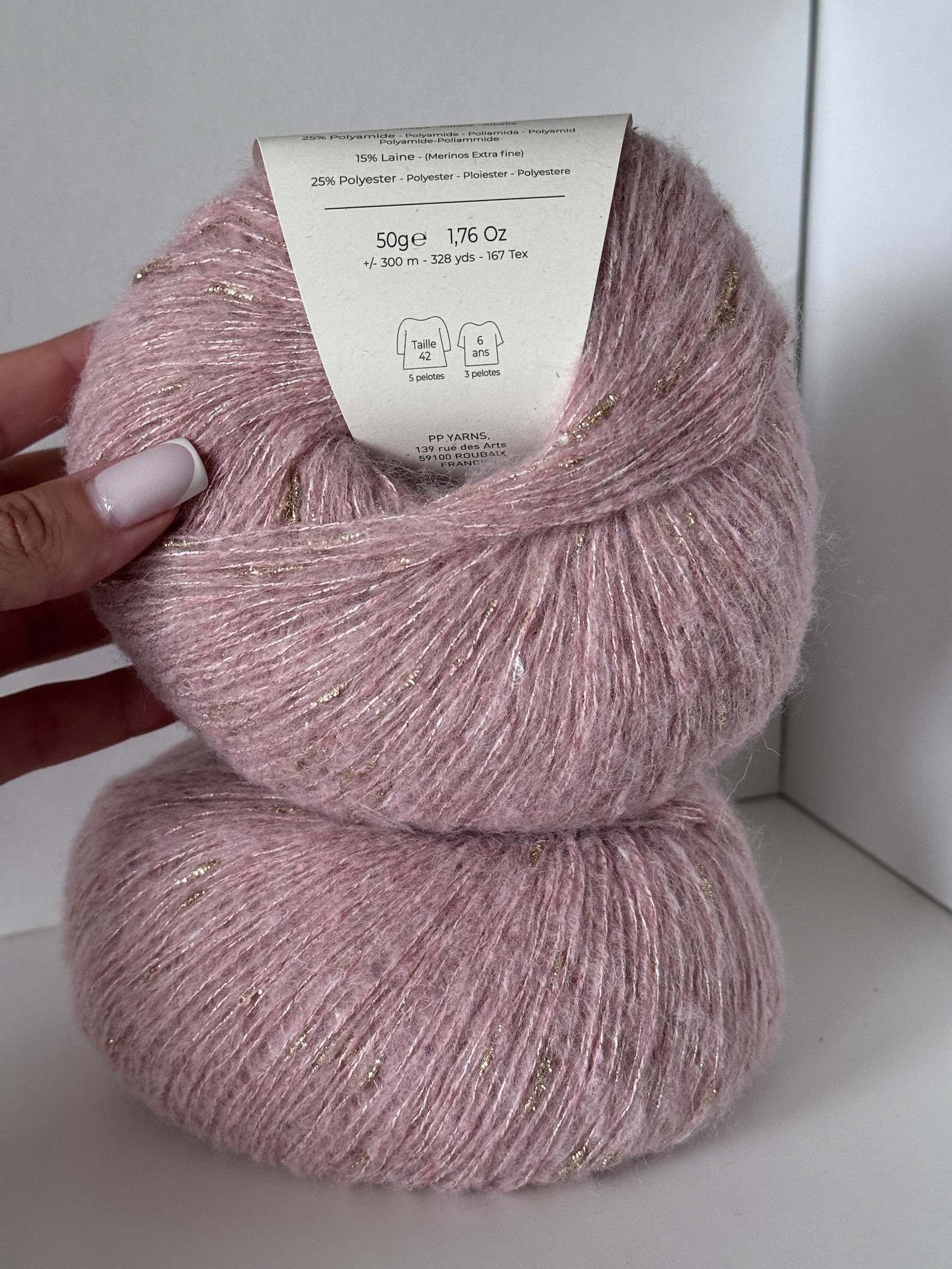 Phildar Couture Knitting Yarn, Italian Yarn, Yarn With Sequins, Luxury ...