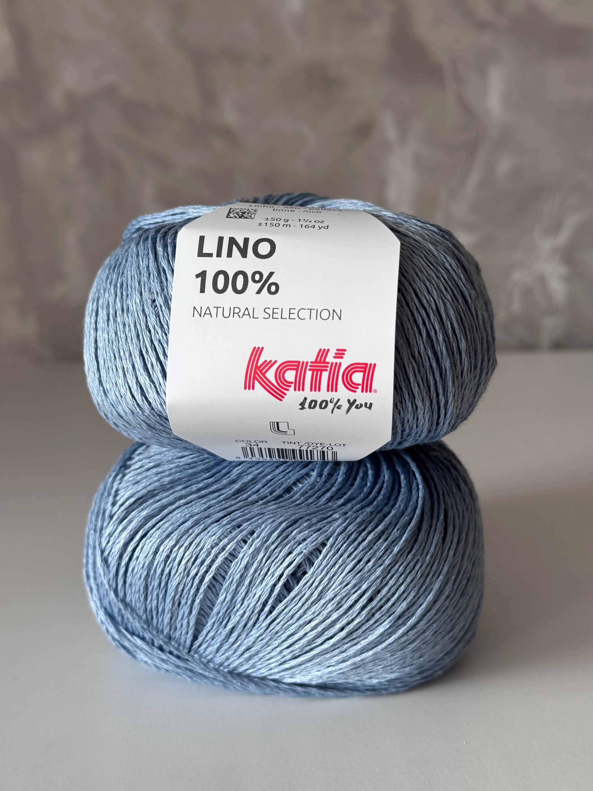 Katia 100% Lino, Natural Linen Yarn, Knitting Yarn, Linen Yarn, Summer ...
