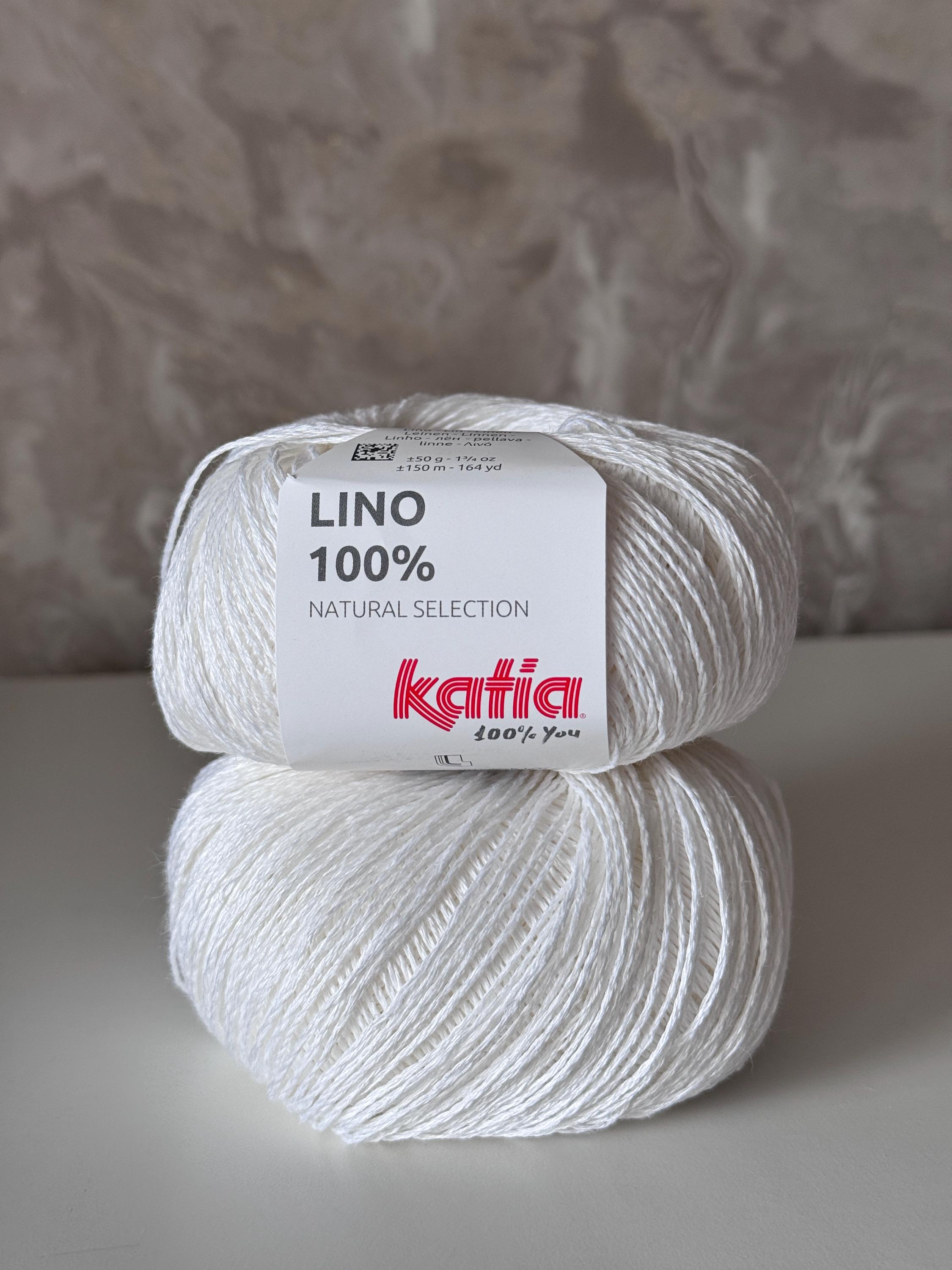 Katia 100% Lino, Natural Linen Yarn, Knitting Yarn, Linen Yarn, Summer ...
