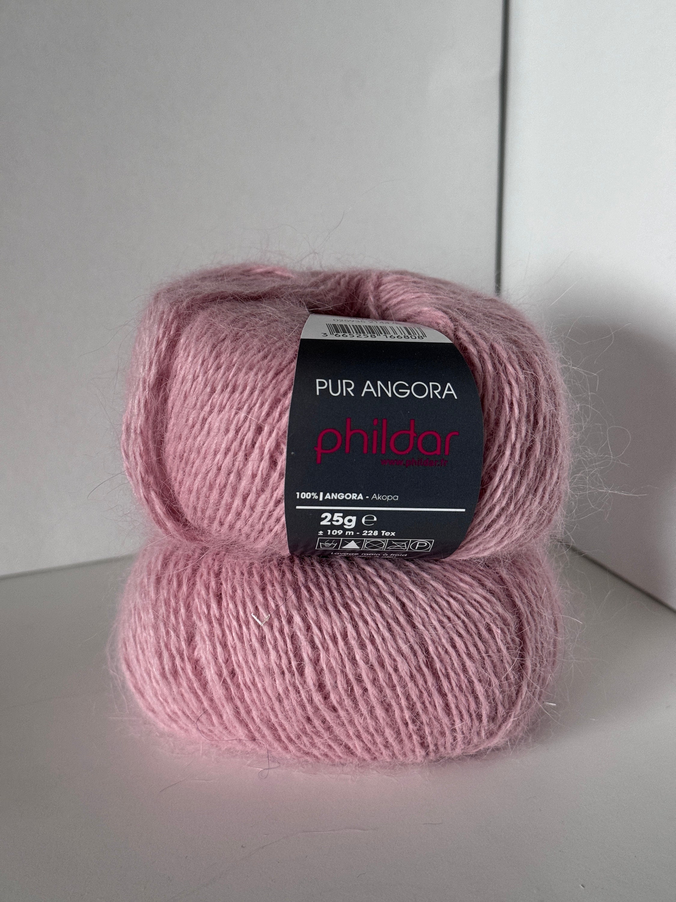 Phildar Angora Knitting Yarn, Italian Yarn, 100% Wool Yarn for Knitting ...