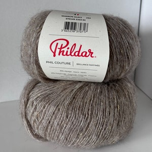 Phildar Couture Knitting Yarn, Italian Yarn, Yarn With Sequins, Luxury ...