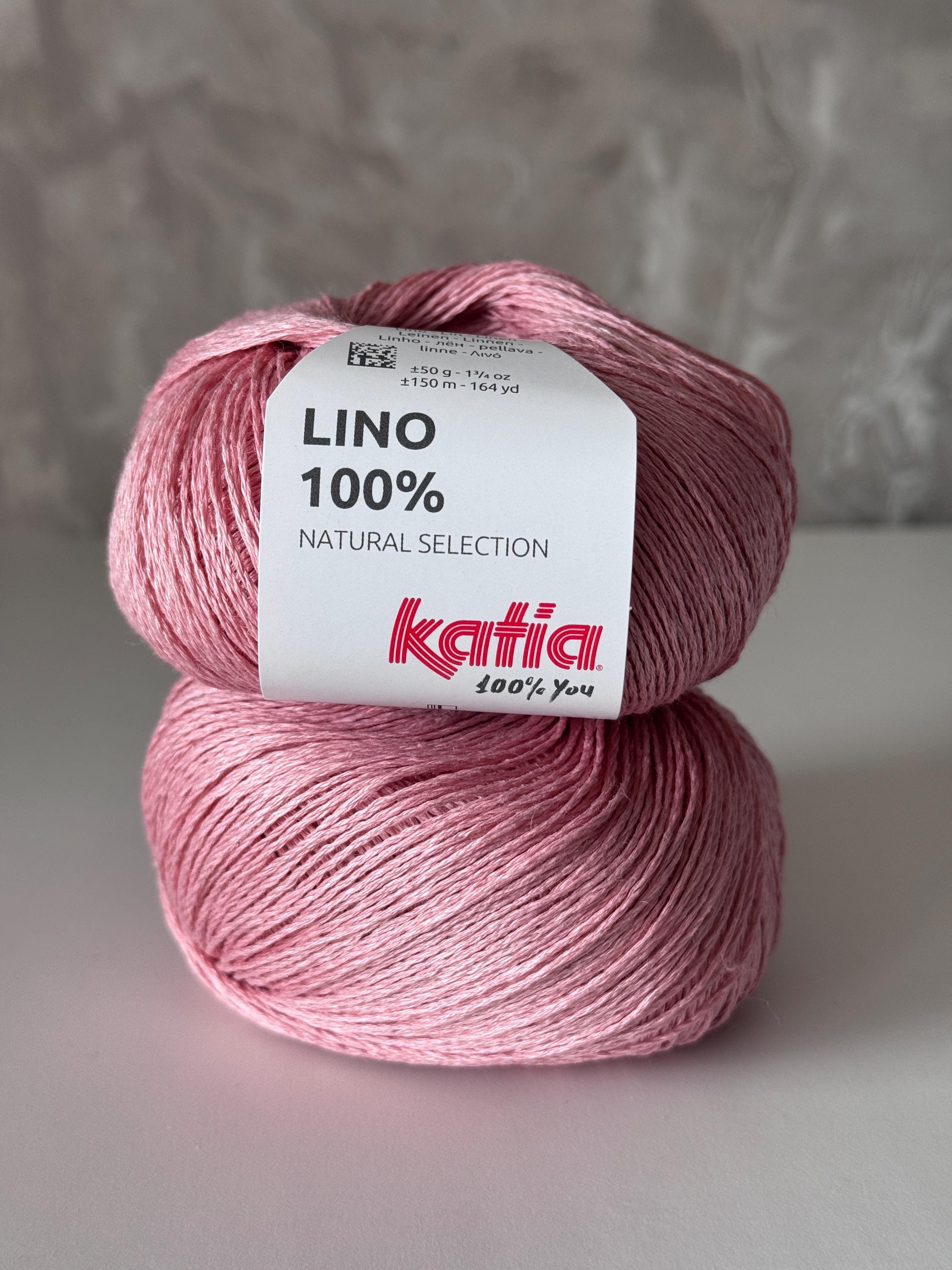 Katia 100% Lino, Natural Linen Yarn, Knitting Yarn, Linen Yarn, Summer ...