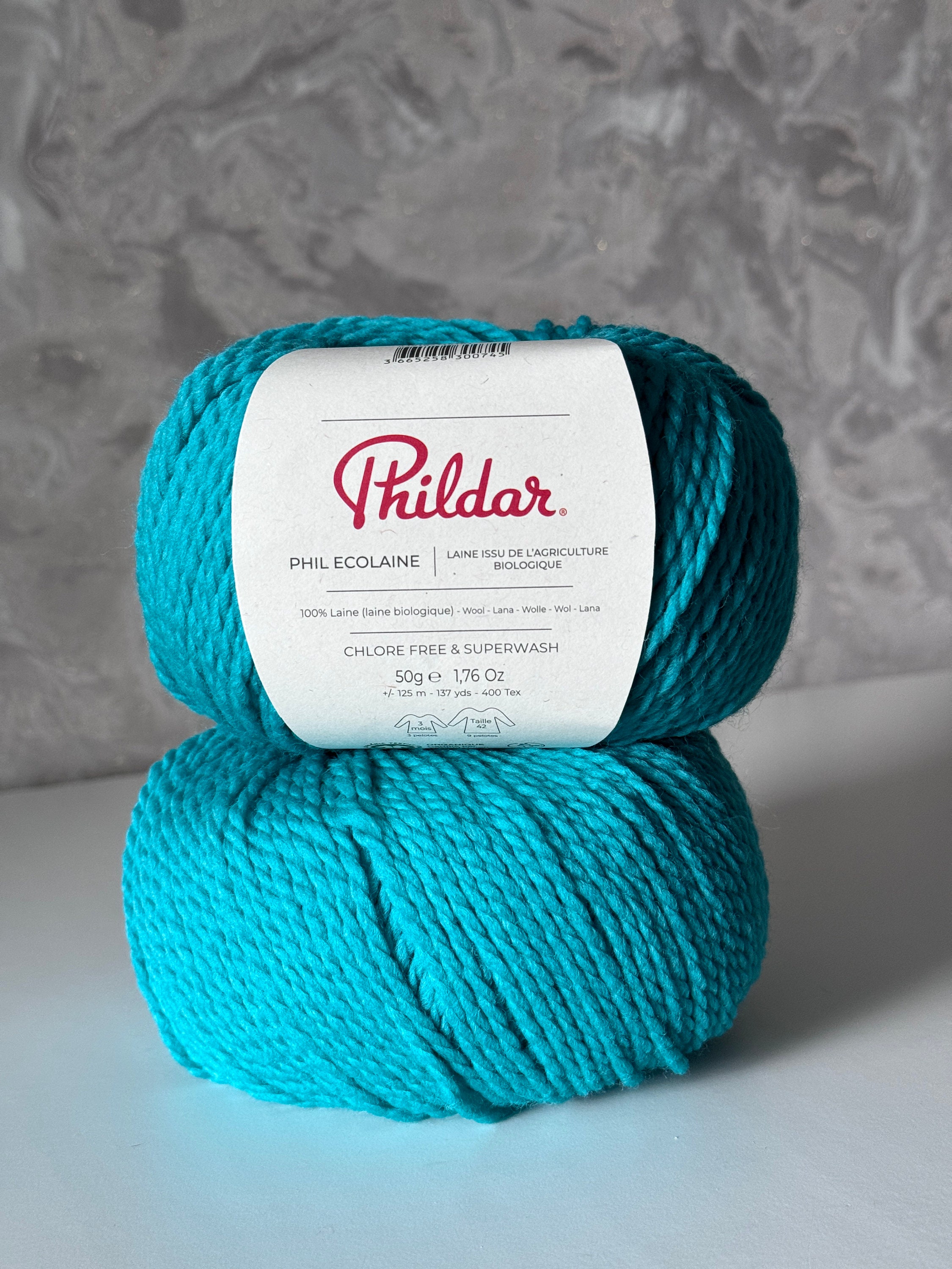 Phil Ecolaine Wool Yarn, Knitting Yarn, Soft Wool Yarn, Natural Yarn ...