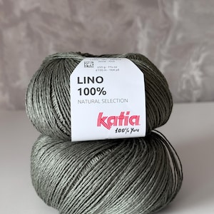Katia 100% Lino, Natural Linen Yarn, Knitting Yarn, Linen Yarn, Summer ...