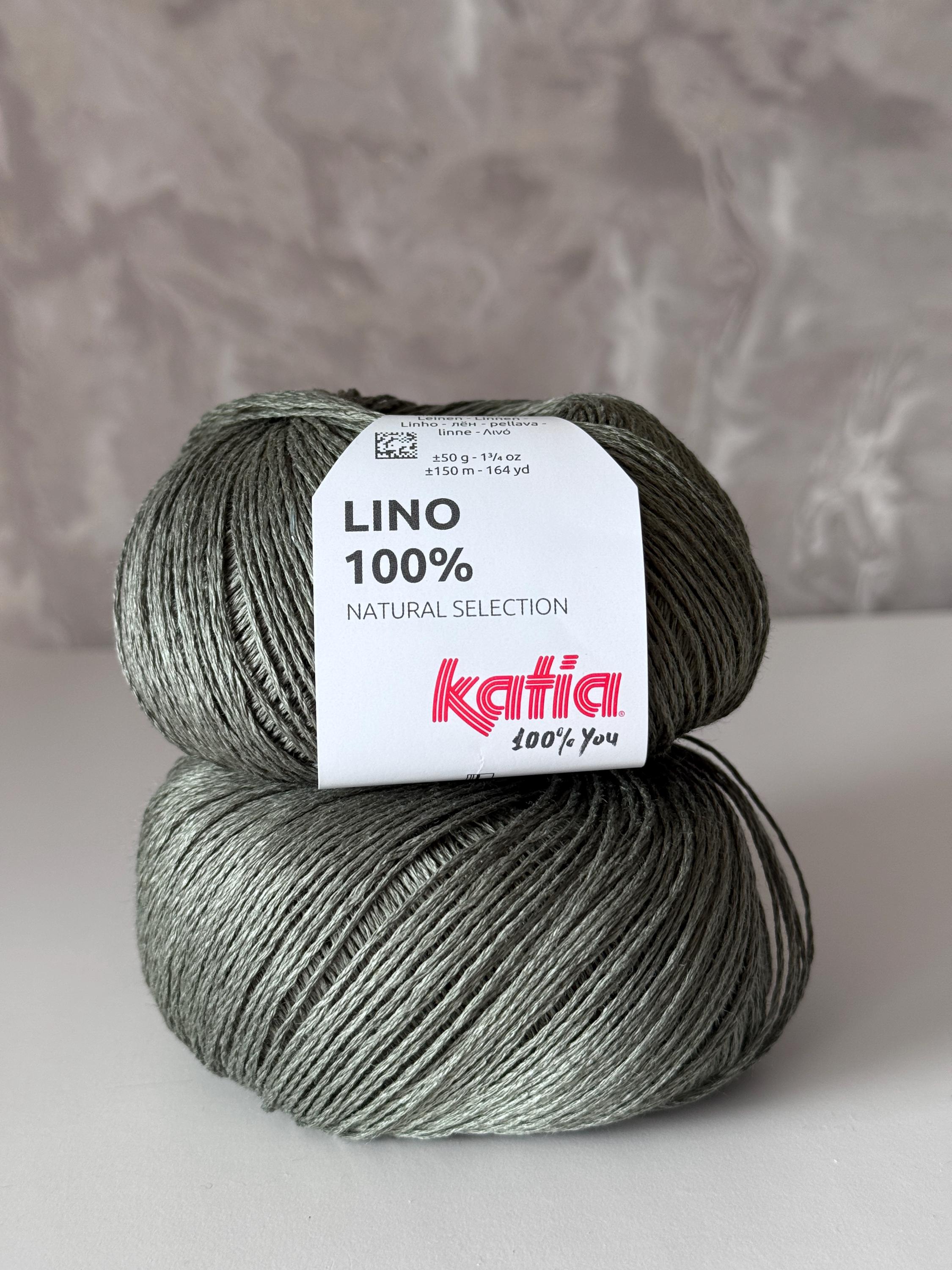 Katia 100% Lino, Natural Linen Yarn, Knitting Yarn, Linen Yarn, Summer ...