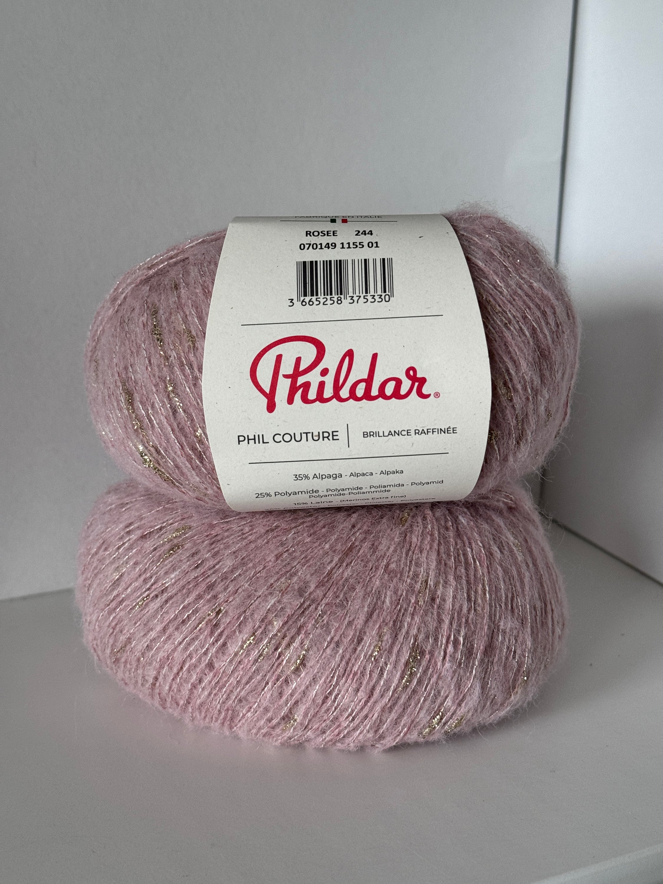 Phildar Couture Knitting Yarn, Italian Yarn, Yarn With Sequins, Luxury ...