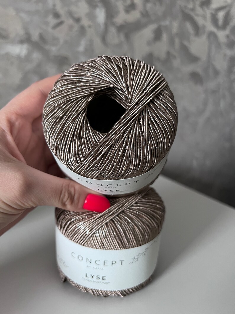 Glitter Knitting Yarn, Italian Shiny Yarn, Cotton Yarn, Shiny Yarn ...