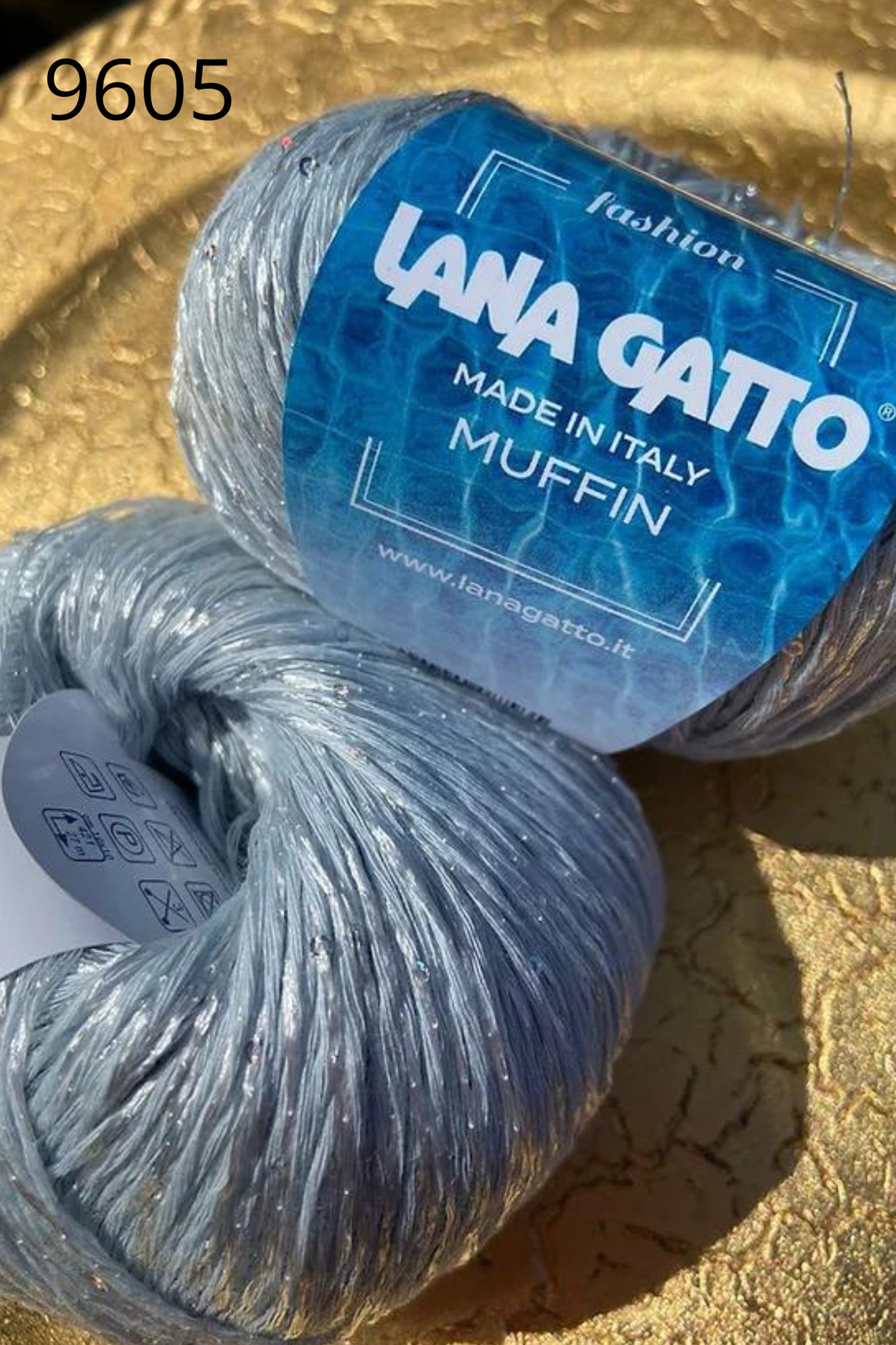 Lana Gatto Muffin Knitting Italian Yarn With Sequins Summer Yarn Cotton ...
