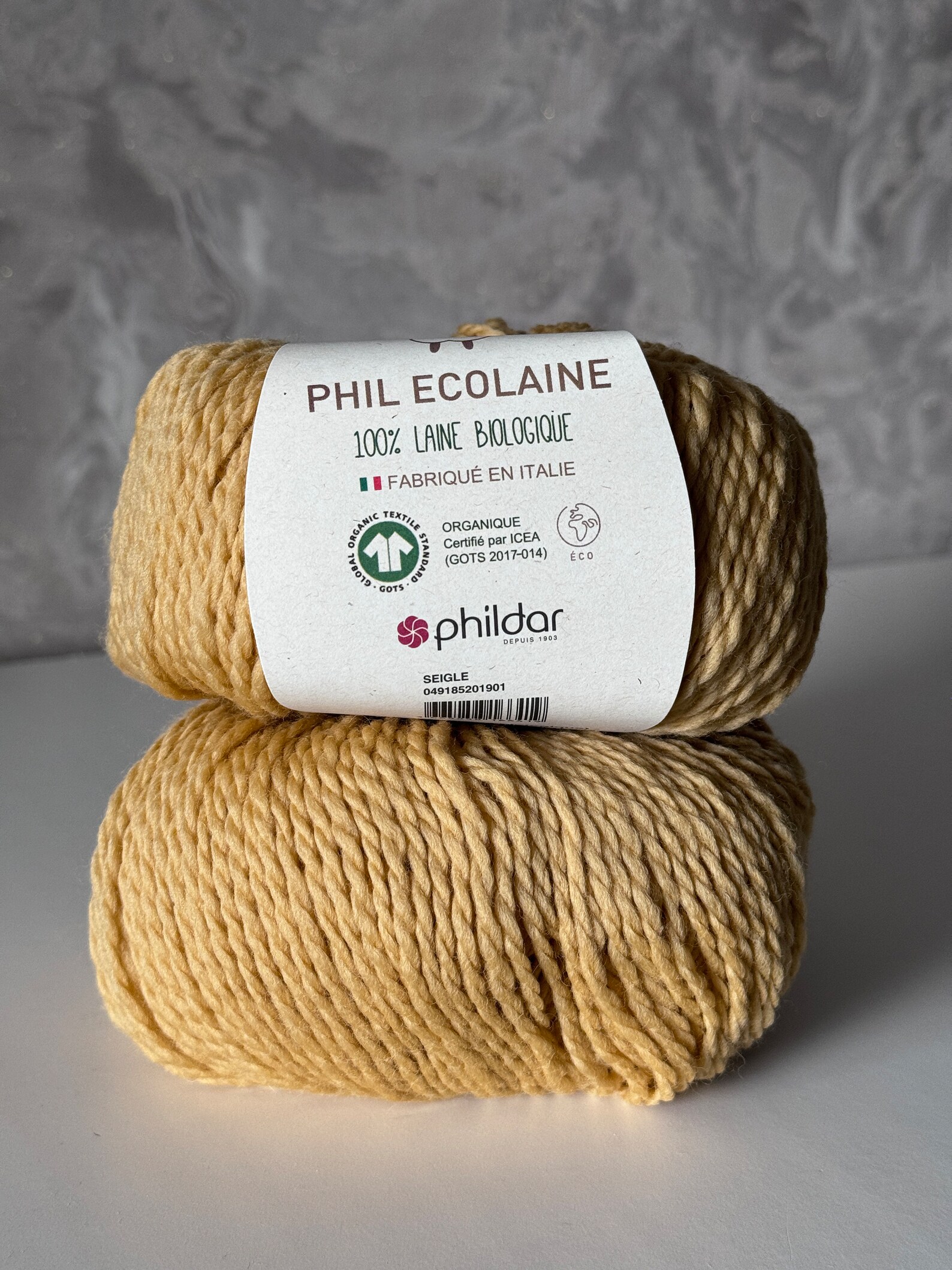 Phil Ecolaine Wool Yarn, Knitting Yarn, Soft Wool Yarn, Natural Yarn ...