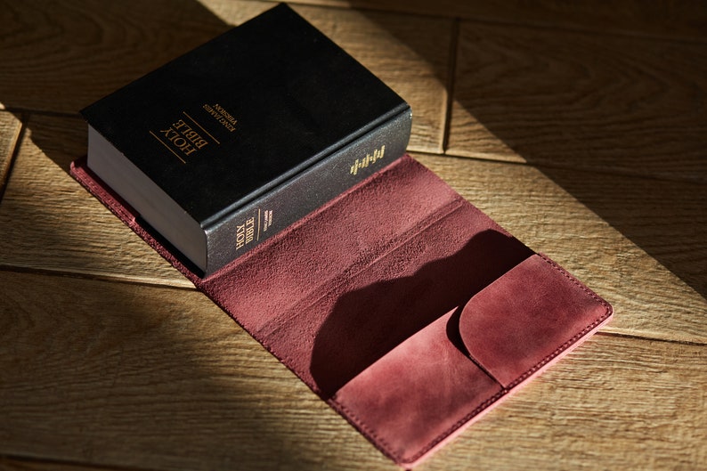 Personalized Leather Bible Cover Engraved Leather Book Cover - Etsy
