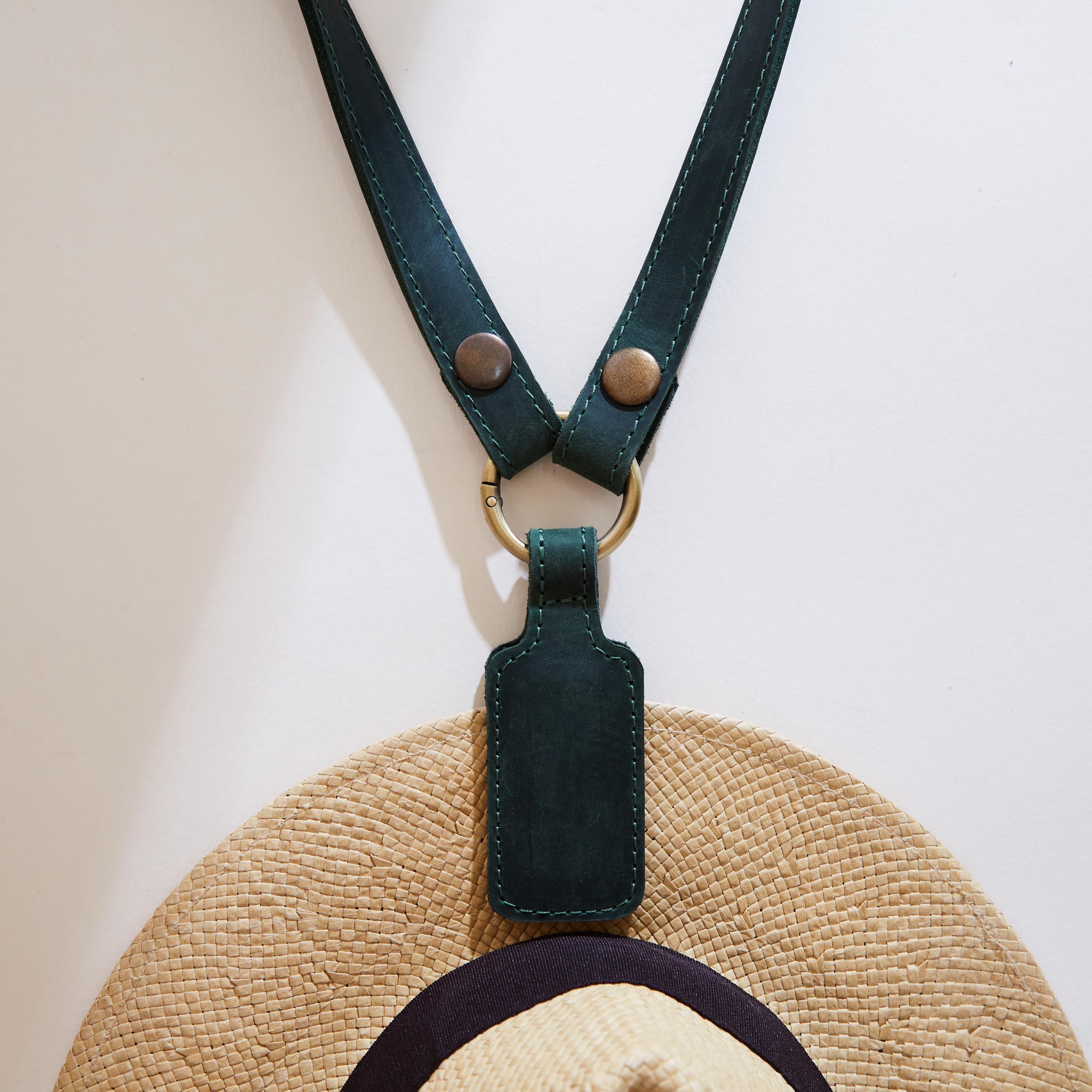 Leather Hat Clip: Magnetic Cowboy Hat Holder - Travel Accessory ...