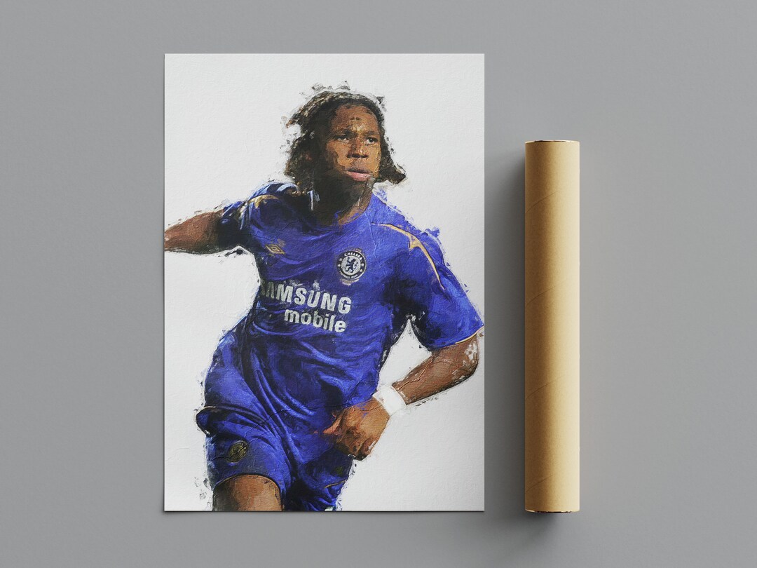 Didier Drogba Poster Minimalist Poster Sports Poster Wall - Etsy