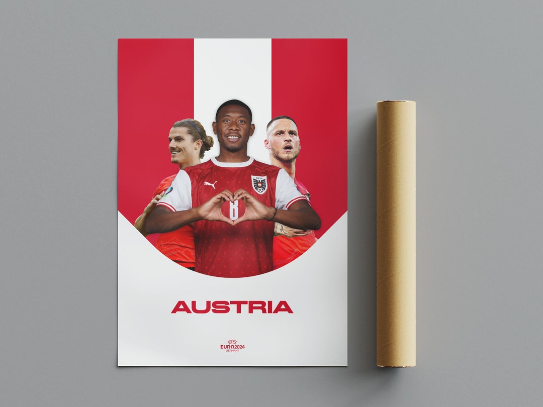 Austria EURO 2024 Poster Minimalist Poster Sports Poster - Etsy