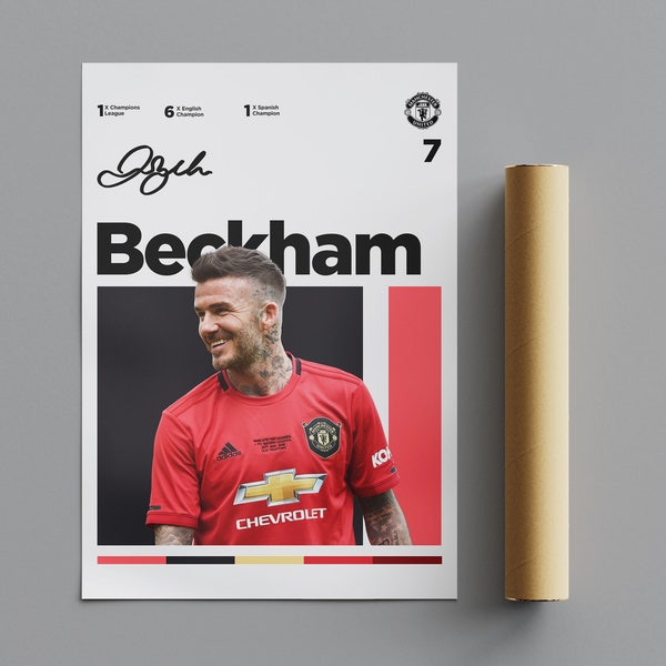 David Beckham - Etsy