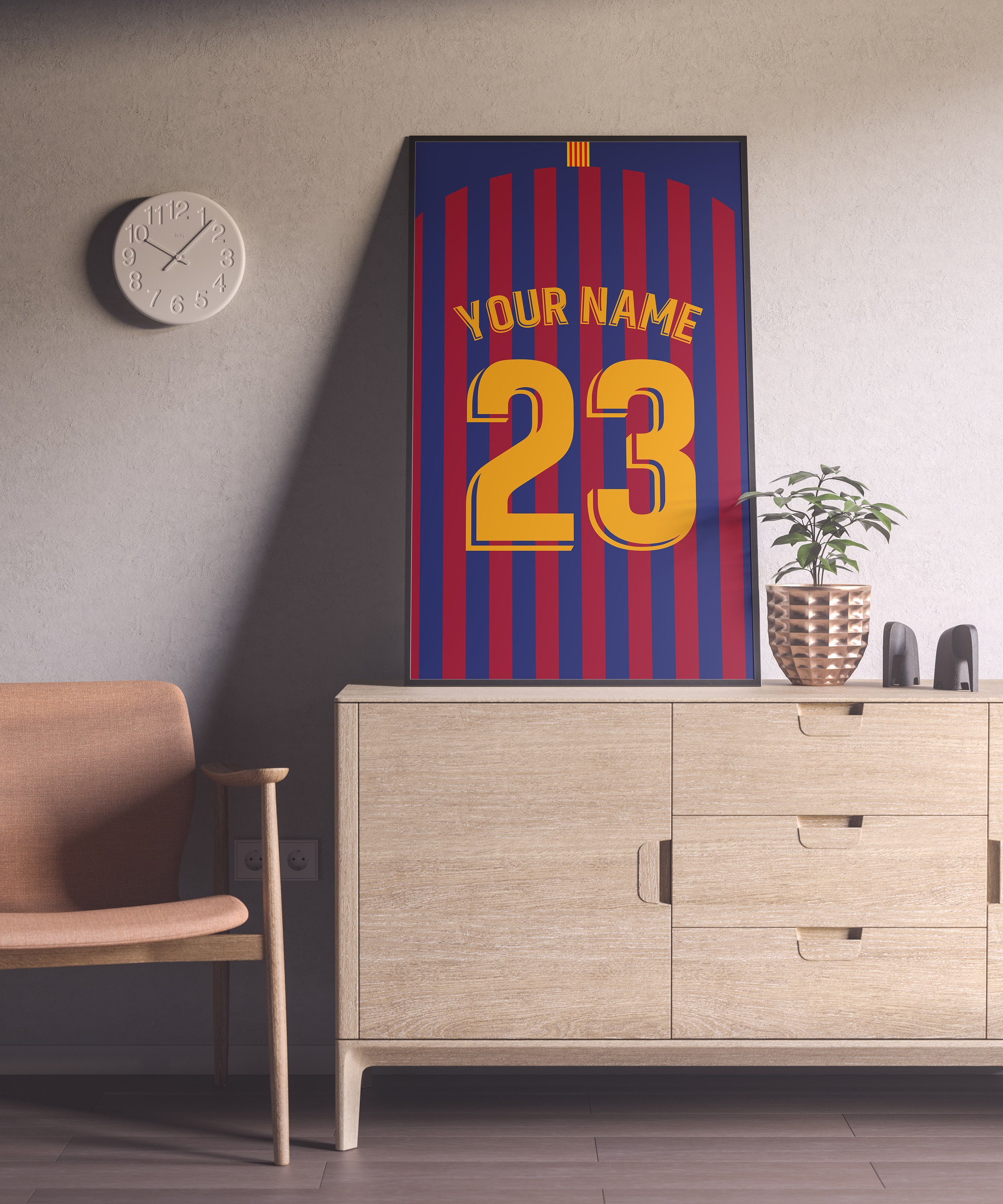Custom Soccer Jersey Poster, Minimalist Poster, Sports Poster, Wall Art ...