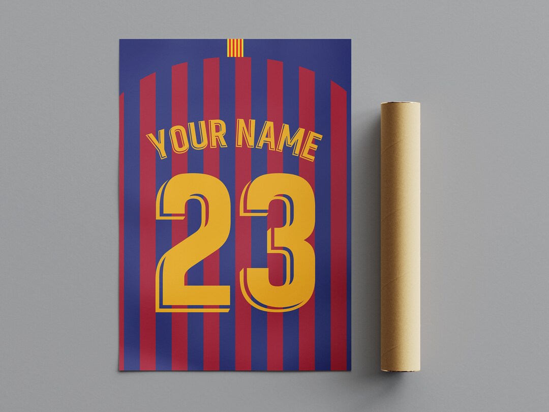 Custom Soccer Jersey Poster, Minimalist Poster, Sports Poster, Wall Art ...