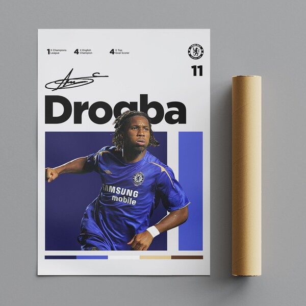 Drogba Poster - Etsy