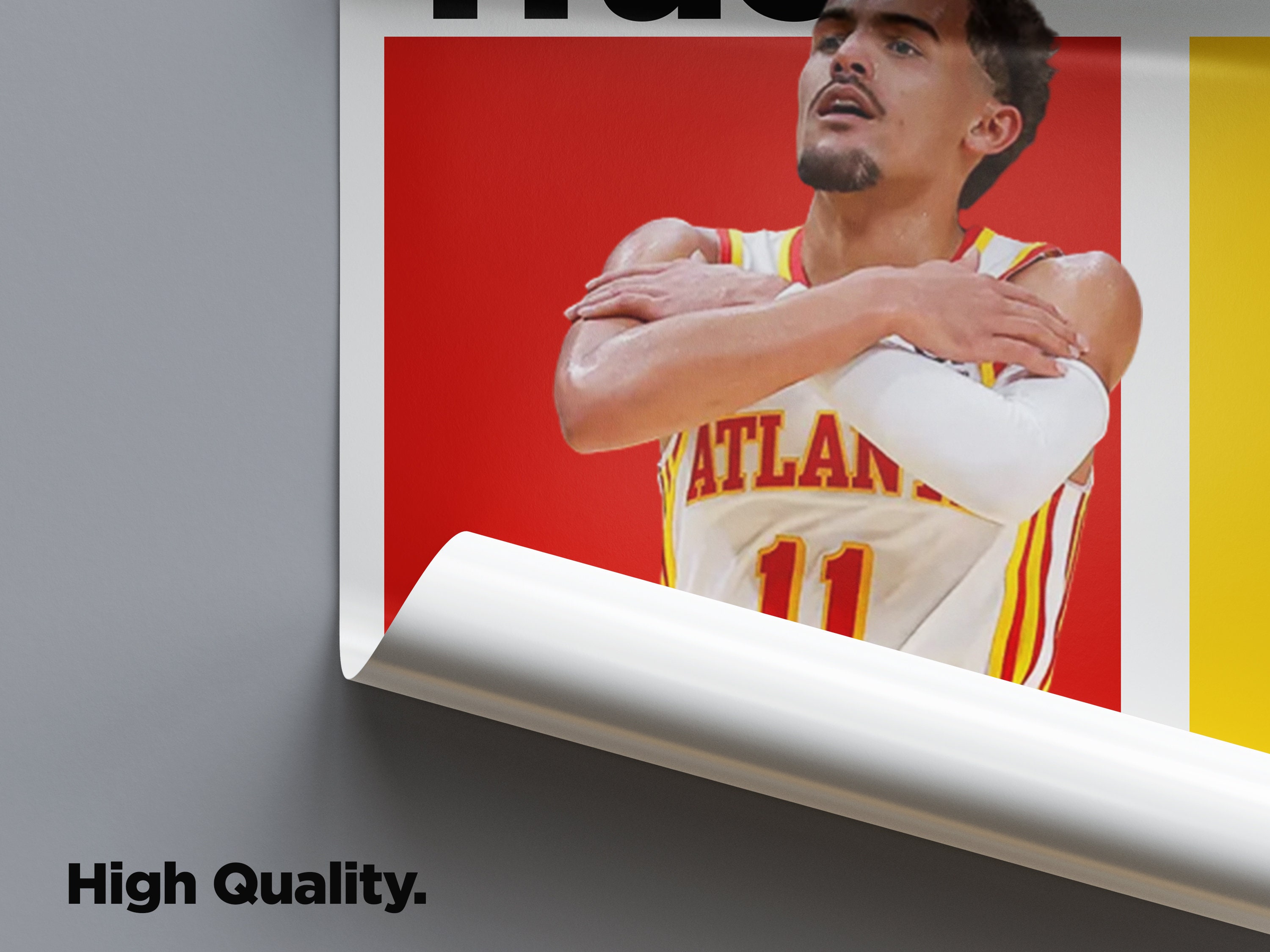 Trae Young Atlanta Hawks Poster Minimalist Poster Sports - Etsy