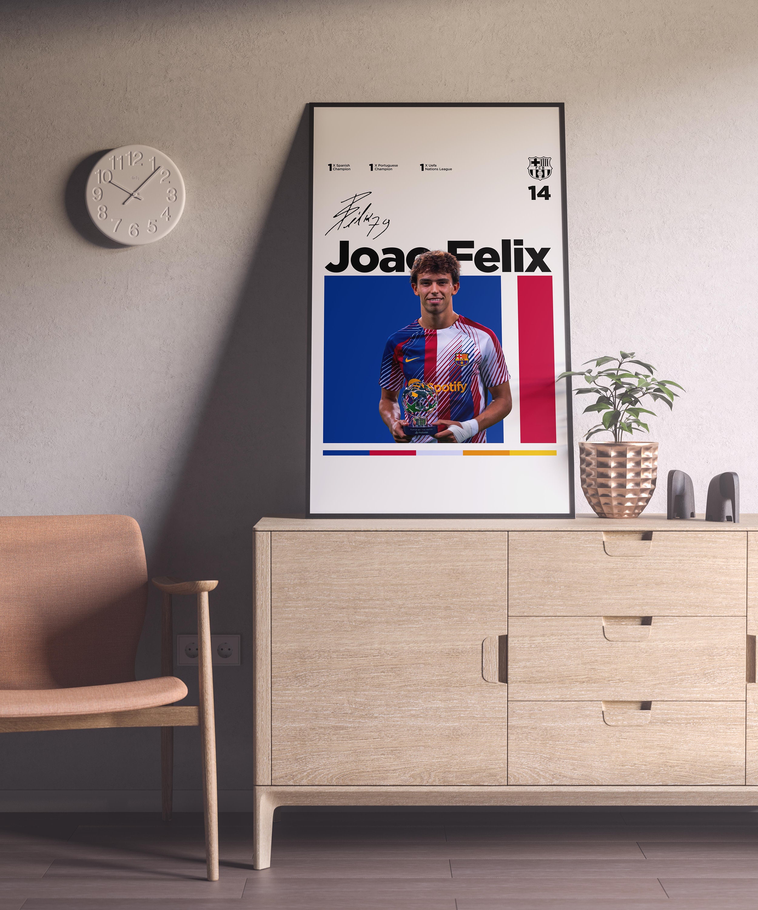 Joao Felix Poster, Minimalist Poster, Sports Poster, Wall Art, Wall ...