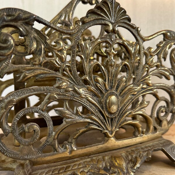 Brass Letter Holder - Etsy