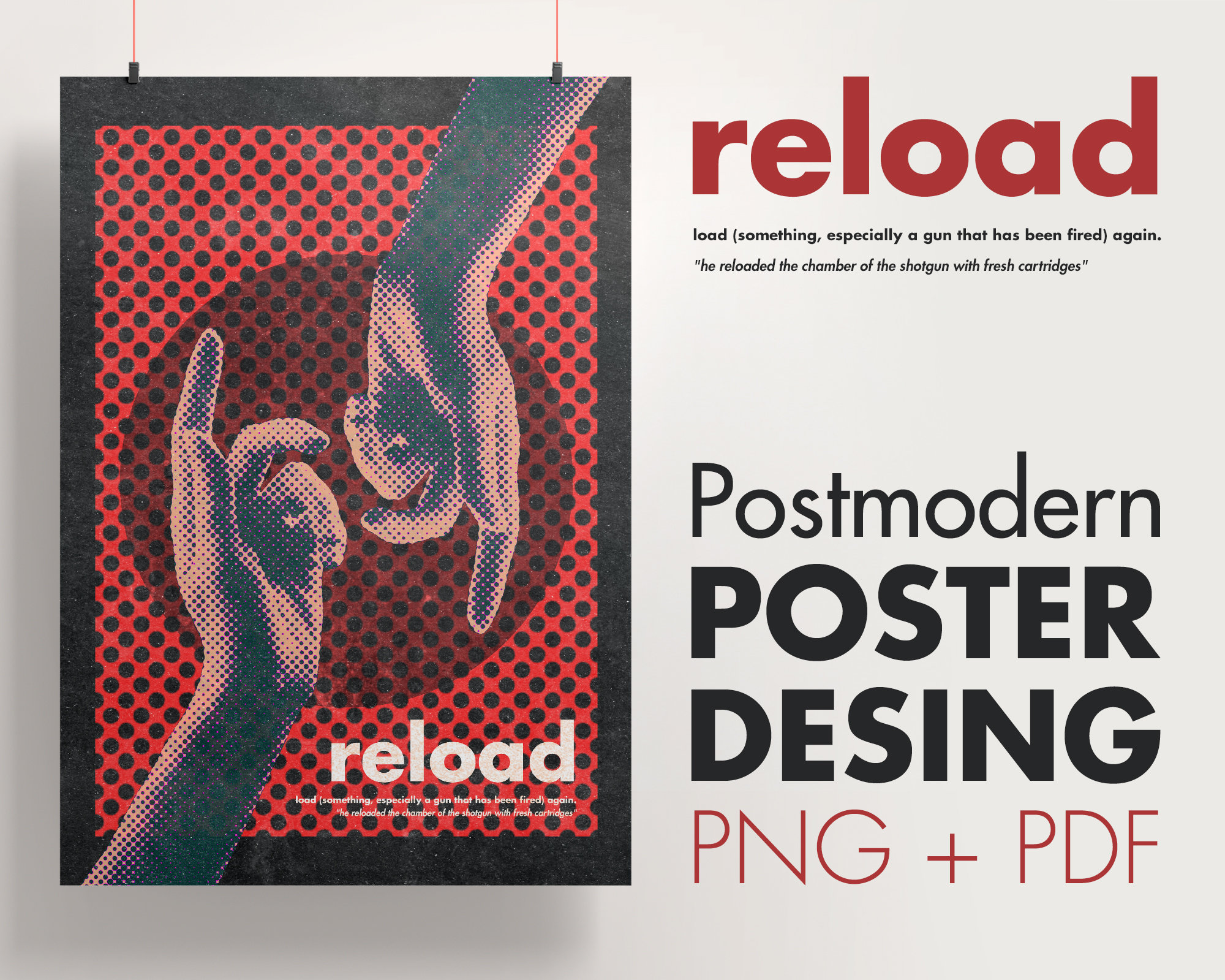 Postmodernism Graphic Design Poster