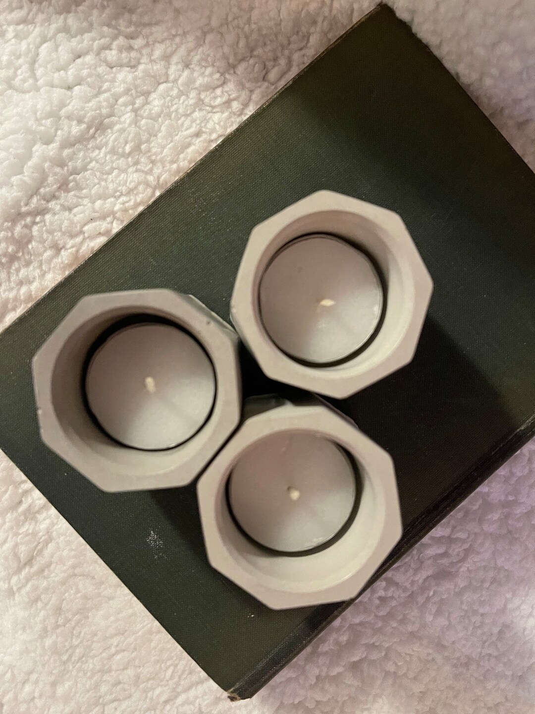 Small Geometric Octagon Cement Vessel Planter Octagon - Etsy