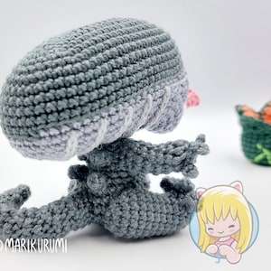Crochet PATTERN Lil'xeno | Cute and Little Scary Amigurumi Alien From ...