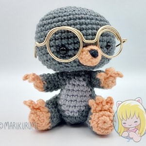 Crochet PATTERN Monty Mole With Wally Worm and Molehill, Cute Adorable ...