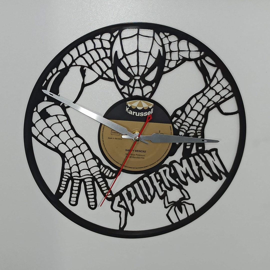 Marvel Spiderman Wall Clock: Handcrafted Hero-themed Timepiece for ...