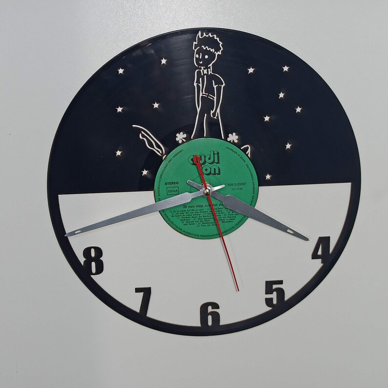 The Little Prince Inspired Vinyl Clock Unique Handcrafted - Etsy