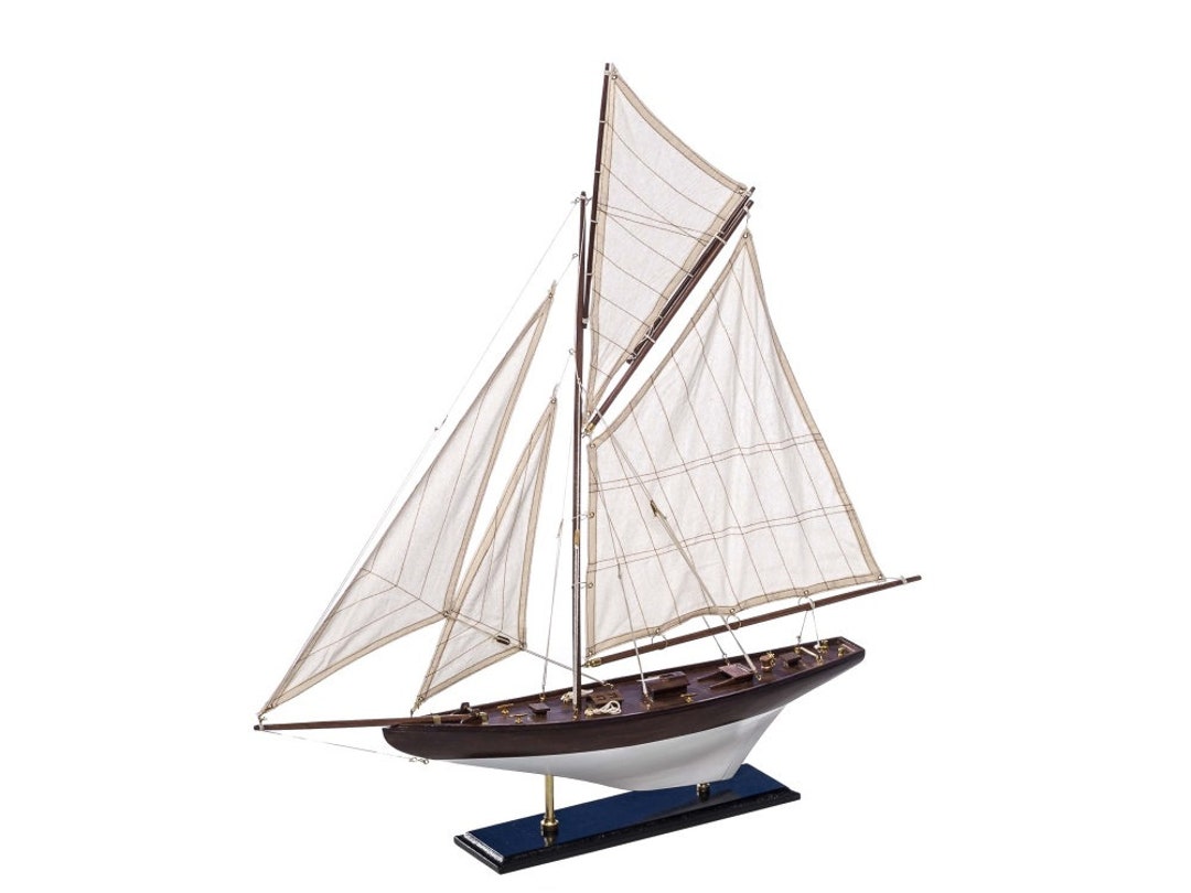 Model Ship Sailing Ship Sailing Yacht Yacht Wooden Ship Maritime No Kit ...