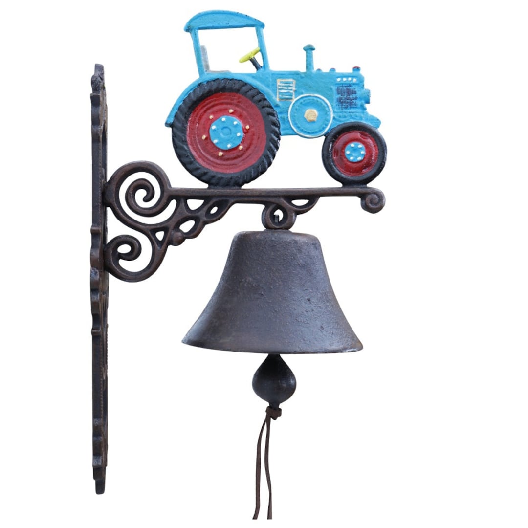 Wall Bell Door Bell Cast Iron Tractor Decoration Iron Antique Style 40 ...