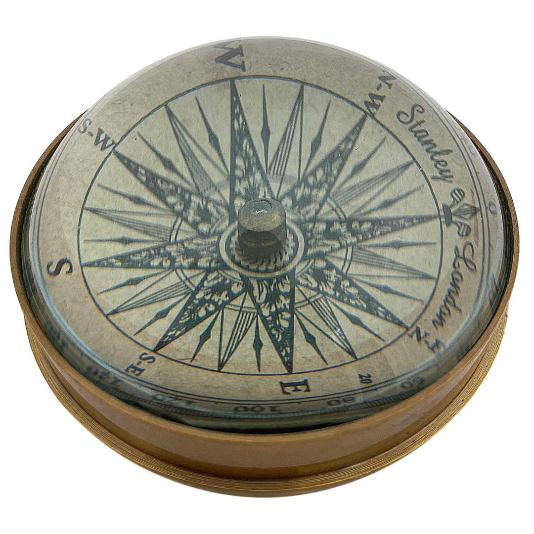 Kompas Water Maritieme Navigatie Schip Presse-papier Messing - Etsy ...