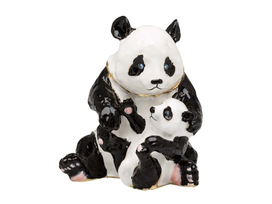 Panda Bear Pill Box Jewelry Box Pill Box Box Pill Figurine - Etsy