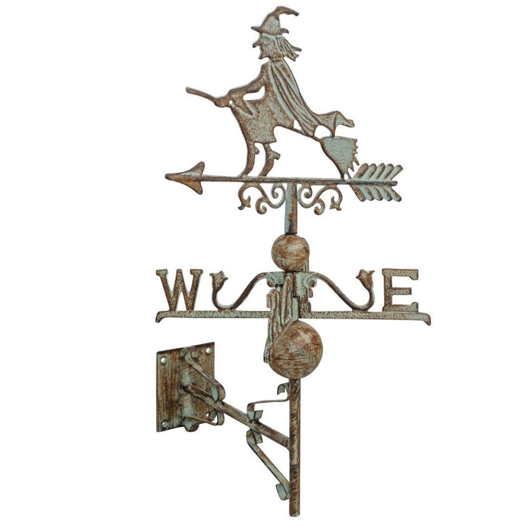 Nostalgia Wall Weathervane Witch Garden Decoration Pinwheel - Etsy