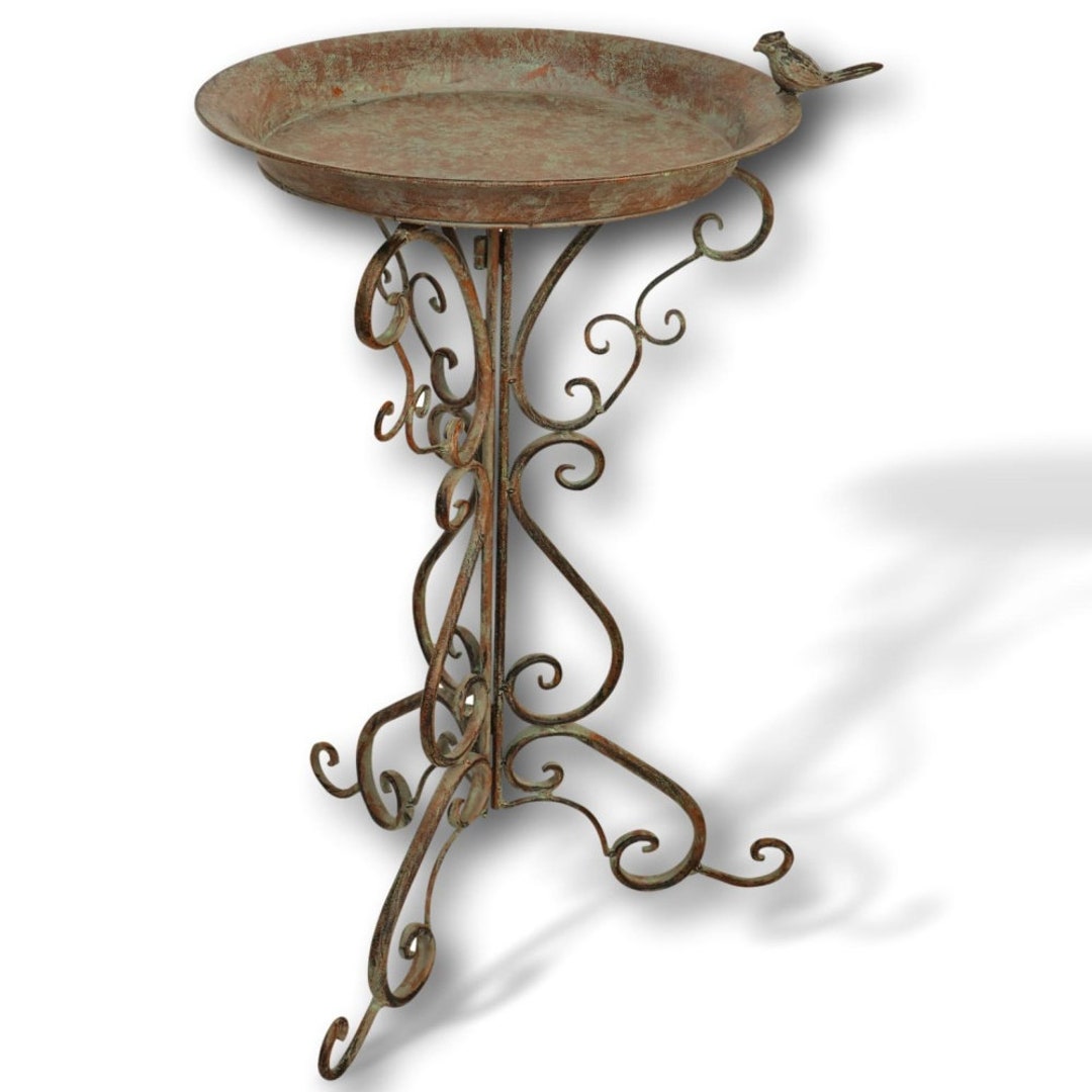 Bird Bath Garden Bird Basin Bird Bath Metal 75 Cm - Etsy