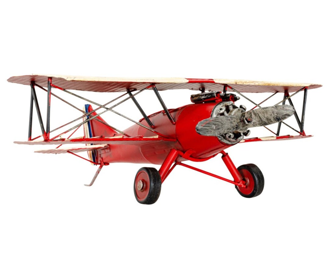 Model Airplane Japanese Biplane Model Metal Antique Style - 33 Cm - Etsy