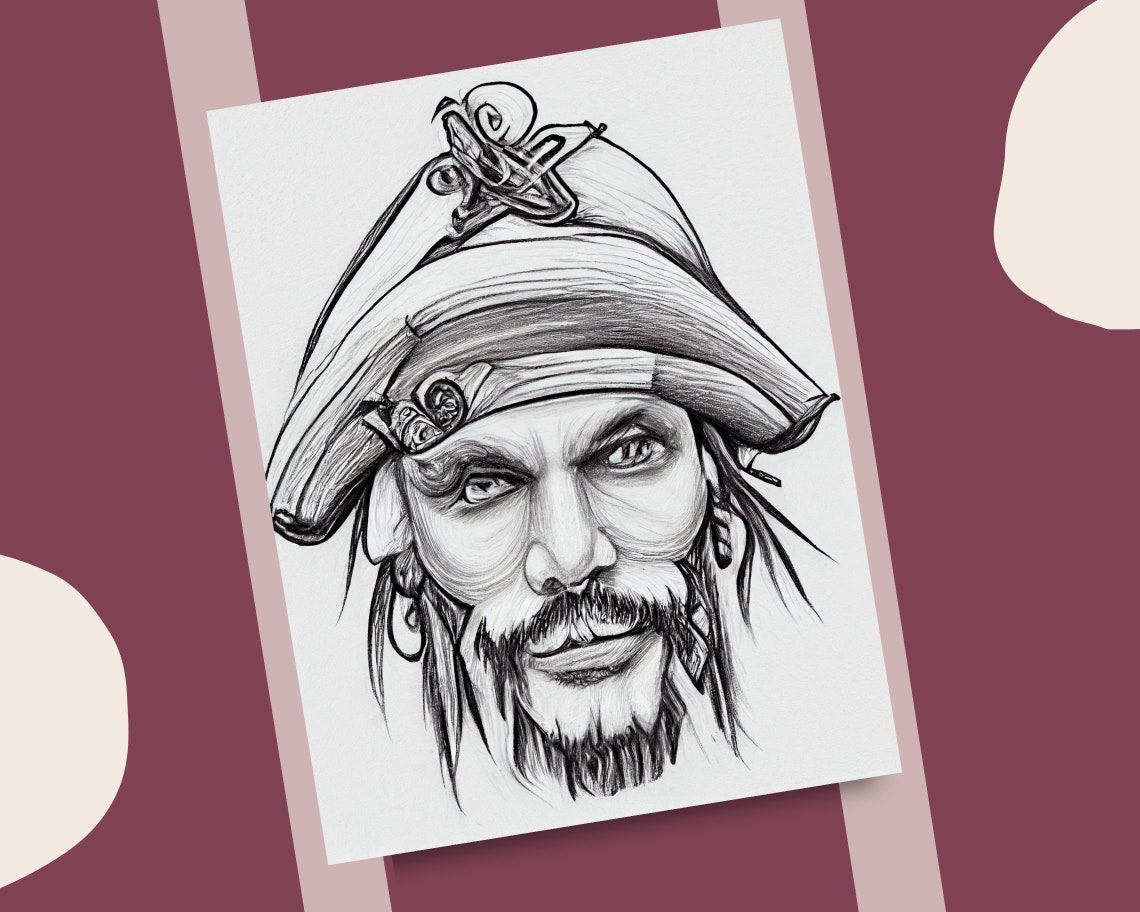 10 Pirates Coloring Pages Sea Ship Pirate Illustrations Nautical ...