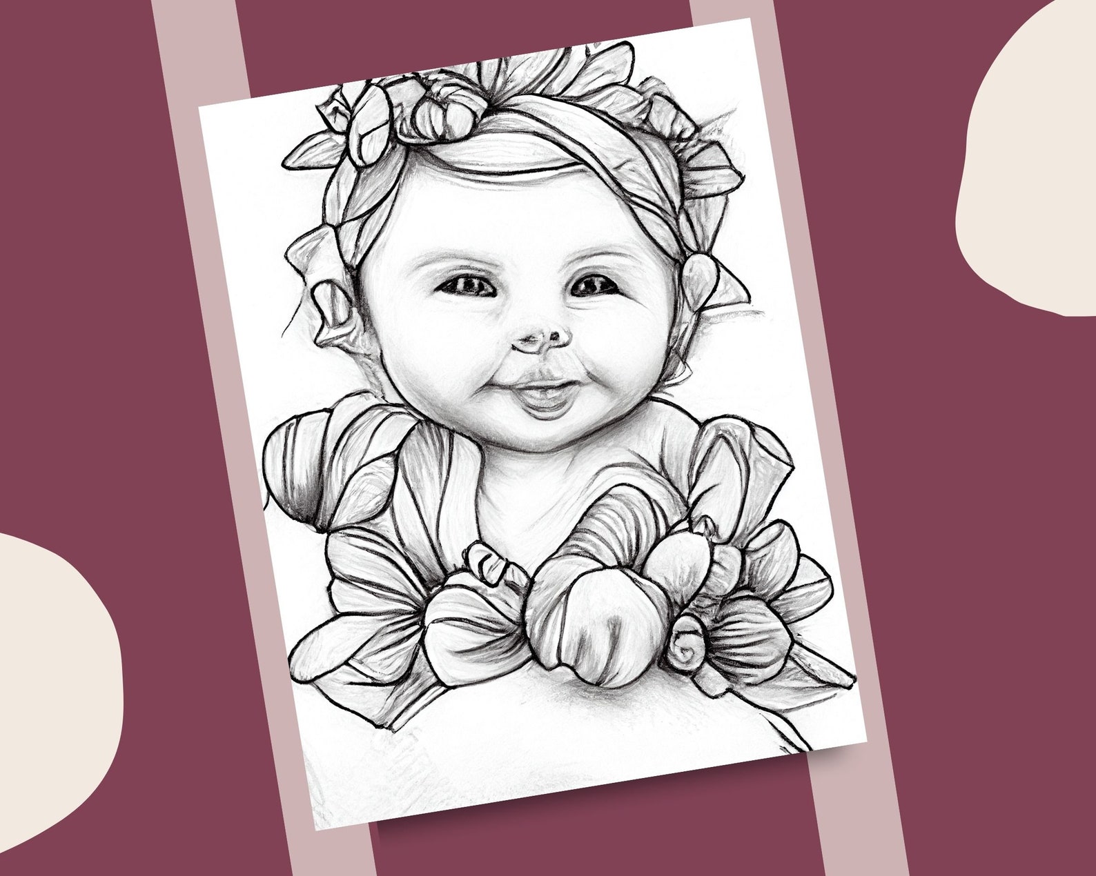 10 Baby Shower Coloring Pages Lovely Babies Printable - Etsy