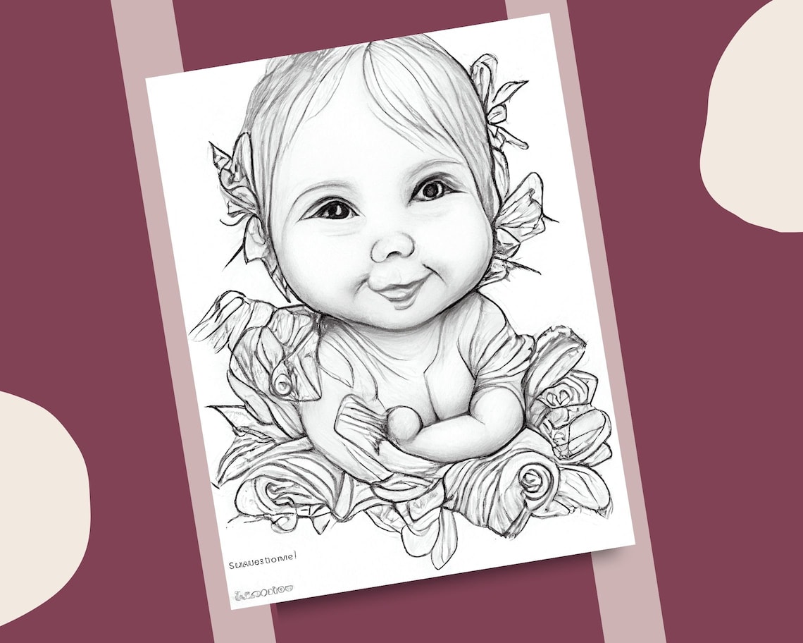 10 Baby Shower Coloring Pages Lovely Babies Printable - Etsy