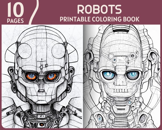 Robot Face Drawing