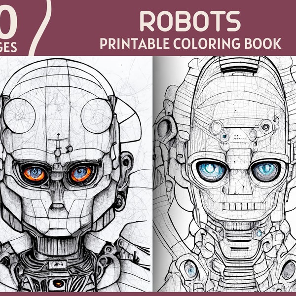 Artificial Intelligence Coloring Book - Etsy
