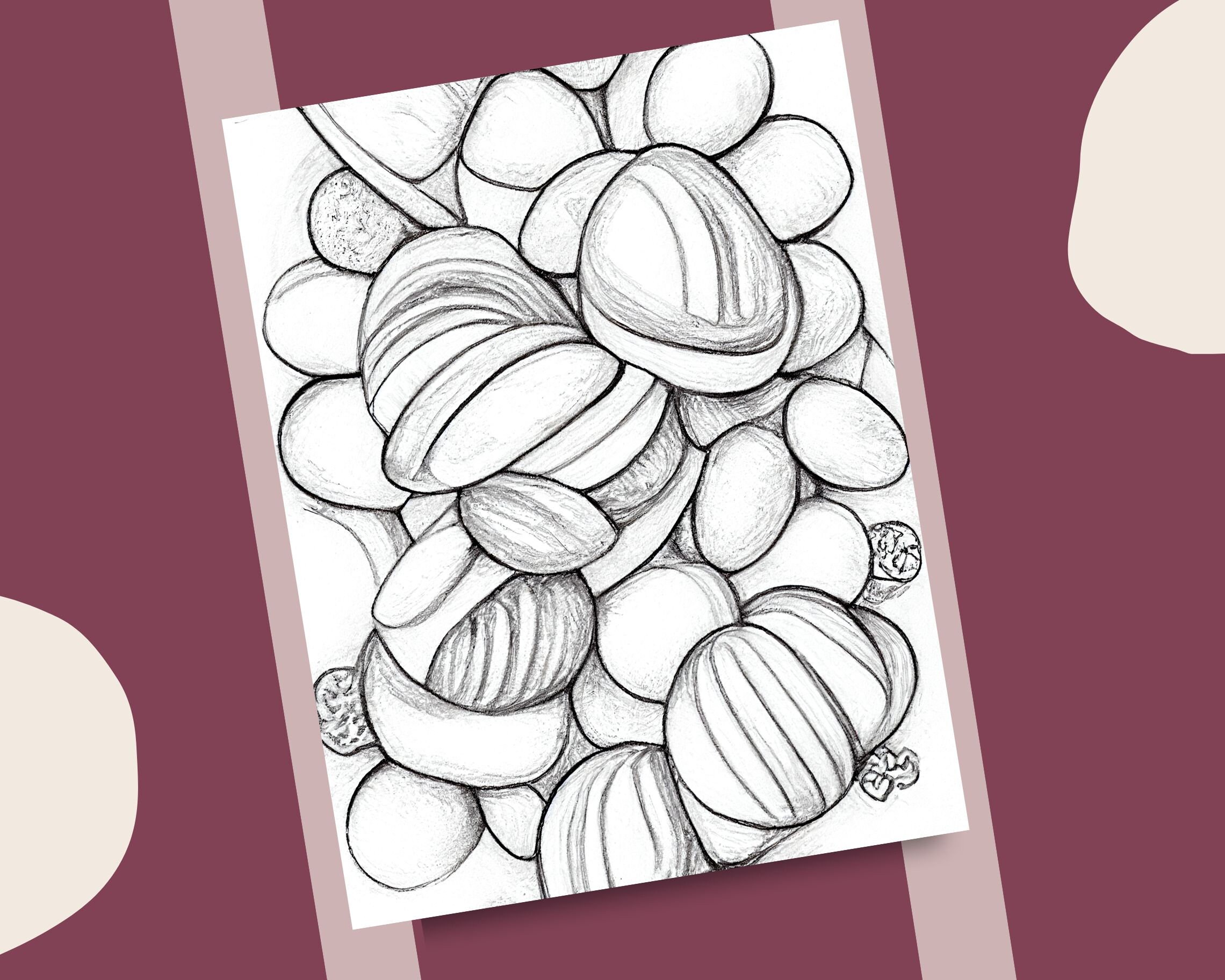 10 Sweet Candies Coloring Pages Stack of Candy Printable Coloring Pages ...