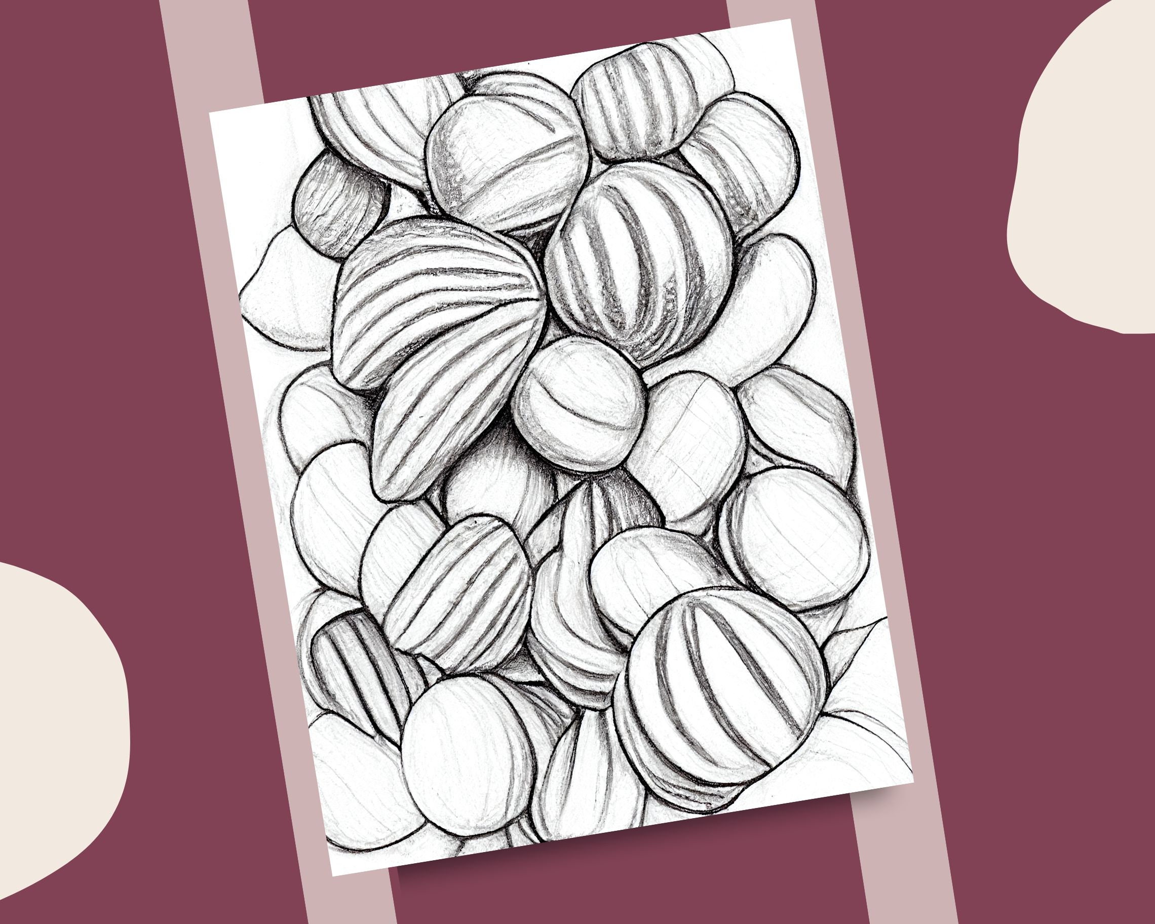 10 Sweet Candies Coloring Pages Stack of Candy Printable Coloring Pages ...
